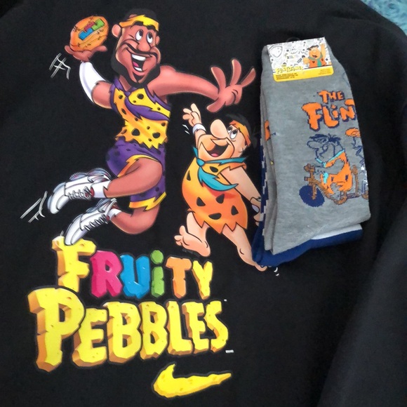 Nike | Shirts | Nike Lebron Fred Flintstone Lebron James Basketball ...